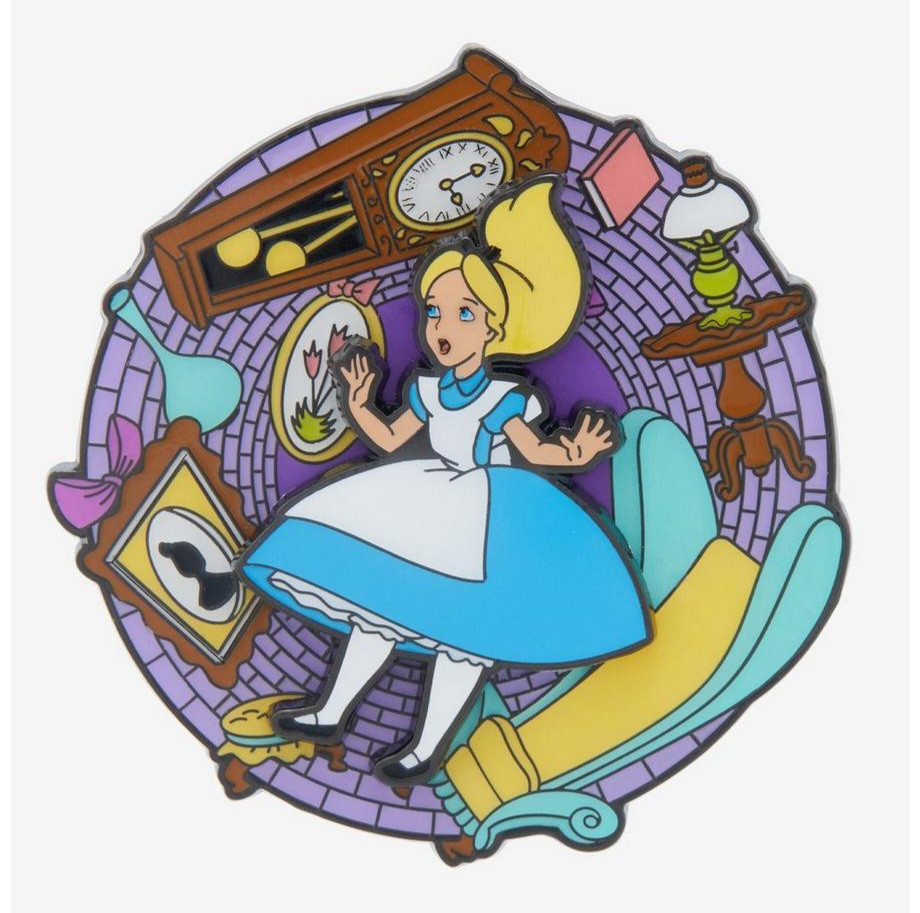 Hot Topic - Disney - Alice Falling Down Rabbit Hole Spinner | PIN 65651