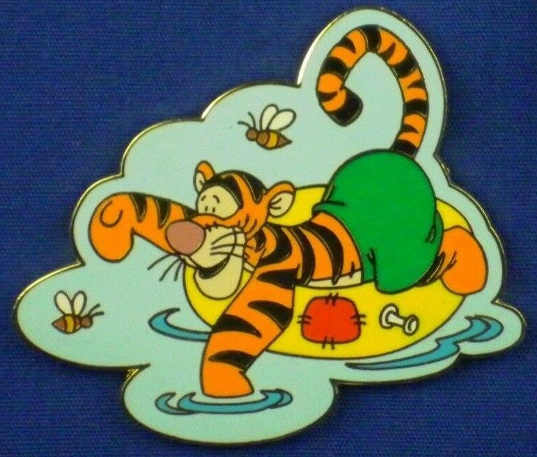 Winnie the Pooh Characters in Inner Tube - Tigger | PIN 71961