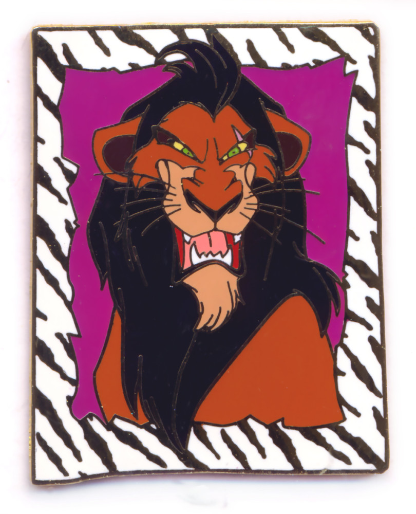 Villain Series - Scar in a Zebra Print Frame | PIN 66063