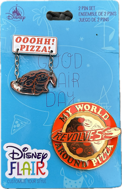 Disney Flair Collection - Pizza Planet Flair Set | PIN 66306