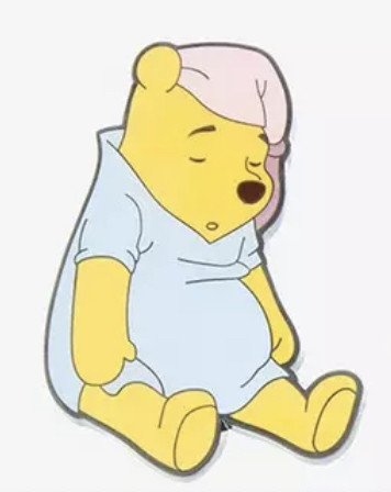 Winnie The Pooh Heffalumps & Woozles - Pooh Sleeping | PIN 66647