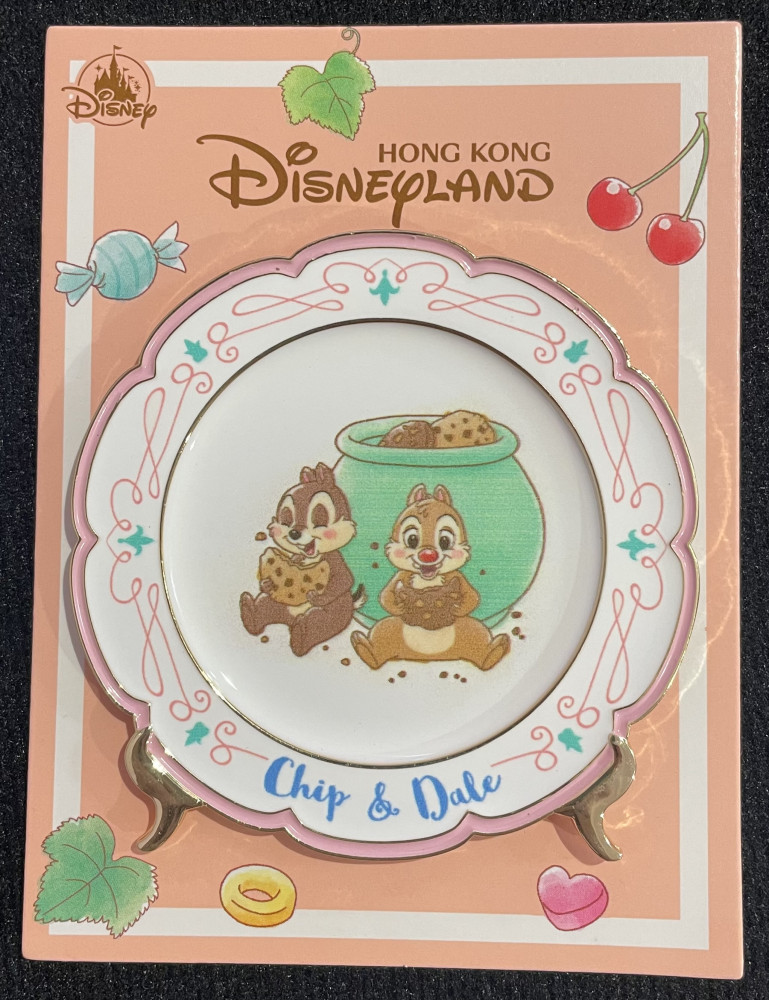 Disney Plates 2023 Redemption Pin Series - Chip and Dale Light Pink ...