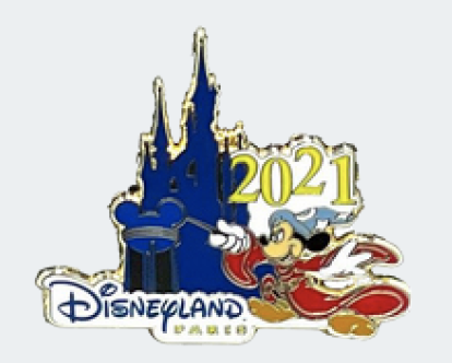 2021 Dated Year Pins - Sorcerer Mickey with Castle | PIN 67060
