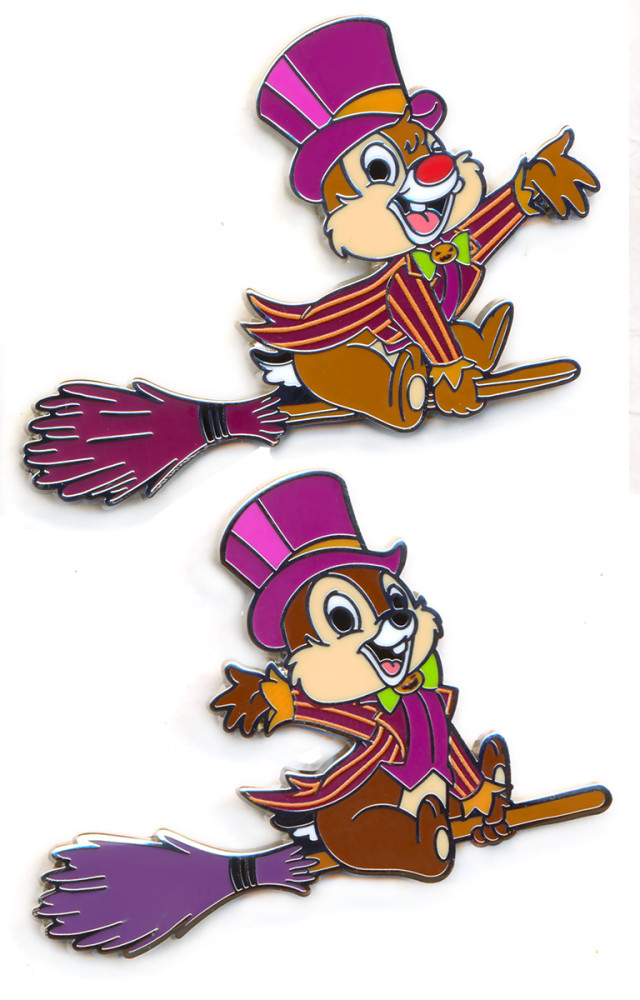 Halloween Broom Ride - Chip & Dale on Brooms | PIN 67119