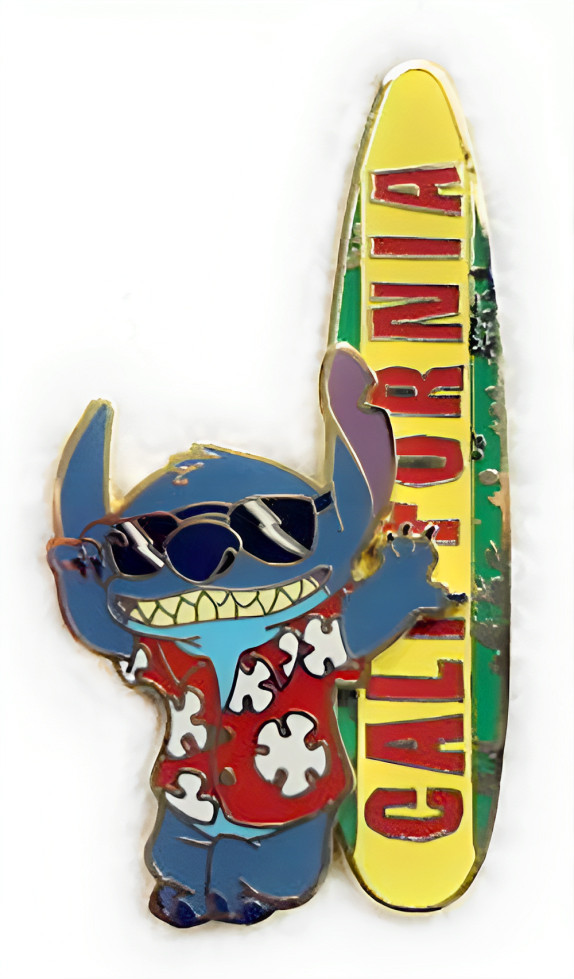 California Surfboard Series - Stitch - Surprise Release | PIN 67416