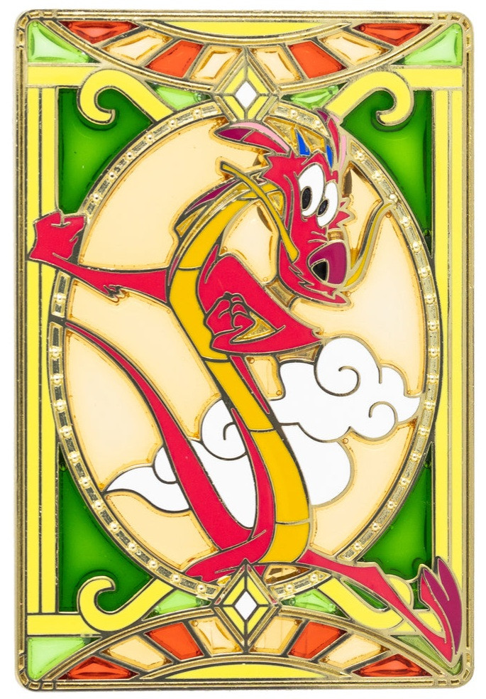Pink A La Mode (PALM) - Sidekicks Stained Glass Series - Mushu | PIN 67462