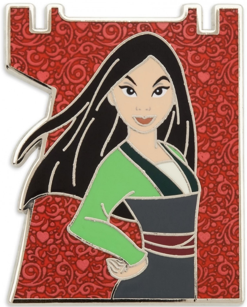 Disney Princess Fantasyland Castle Booster Set - Mulan red castle ...