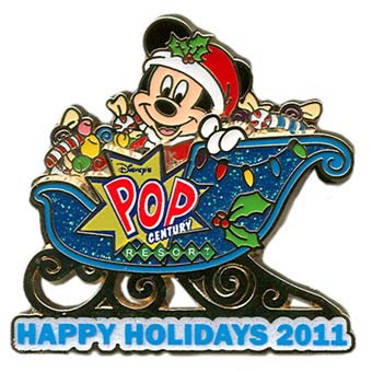 Resort Holiday Collection 2011: Sleighs - Pop Century Resort - Mickey ...