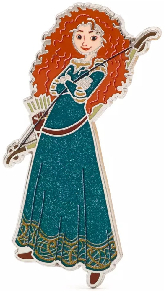 2023 Glitter Dress Princess Poses Collection - Merida with Bow and ...