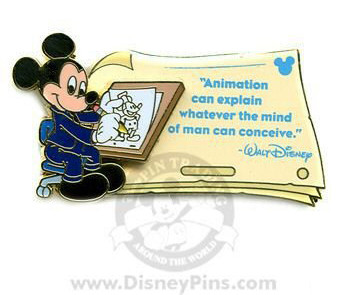 Gold Card Collection - Walt Disney Quotes - "Animation can explain ...