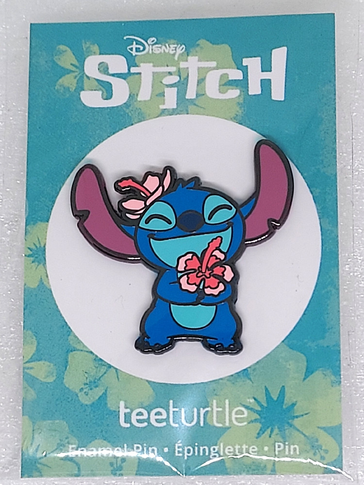 TeeTurtle - Stitch with Flowers | PIN 68075