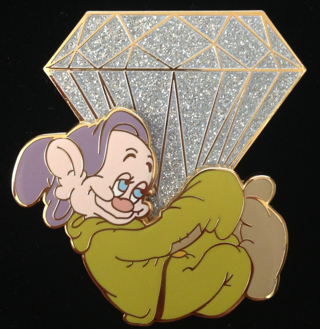 Snow White and the Seven Dwarfs - Dopey with Diamond | PIN 2810