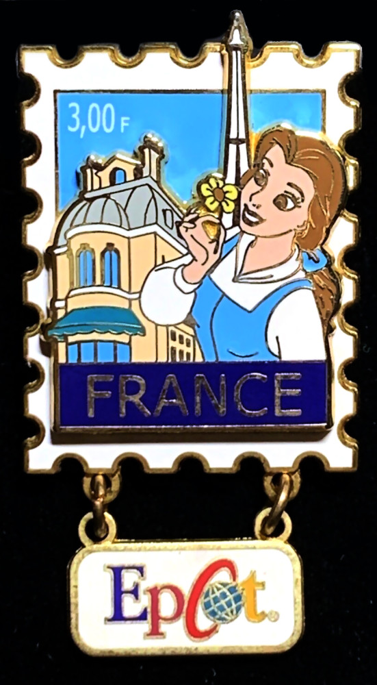 EPCOT Stamp Series - #9 - Belle - France | PIN 68094