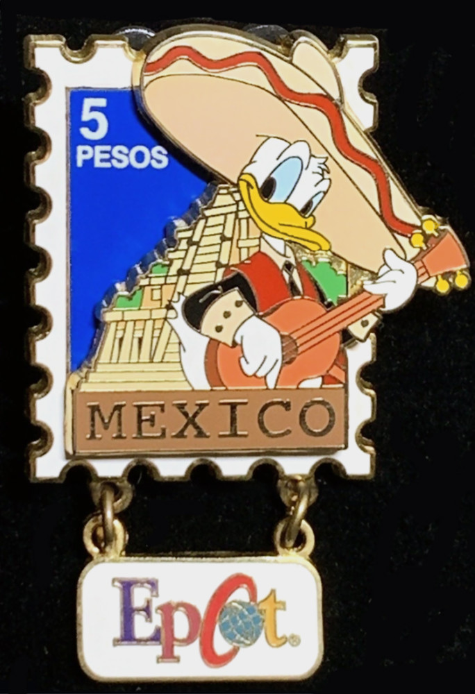 EPCOT Stamp Series - #1 - Donald Duck - Mexico | PIN 68102