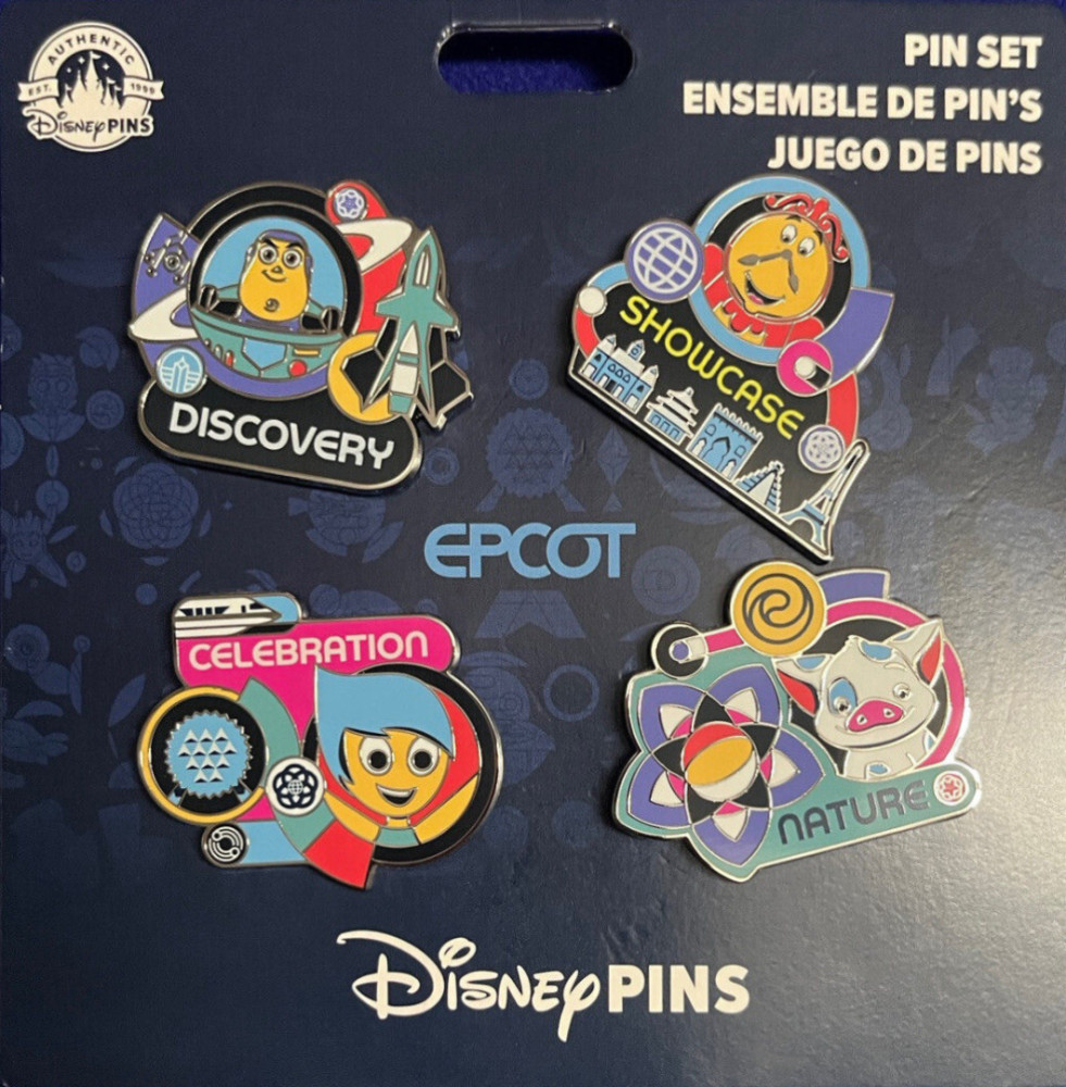 EPCOT Neighborhoods 4-Pin Booster Set | PIN 68244