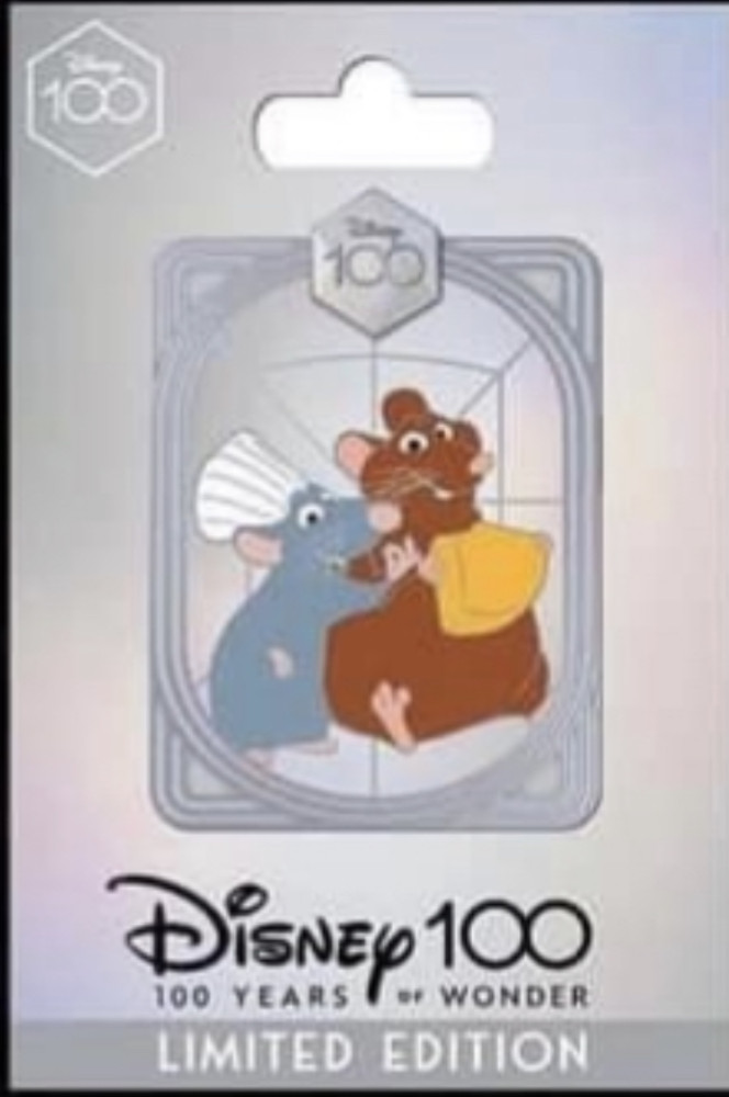 Disney100 Celebrating 100 Years with Character - Remy and Emile | PIN 68357