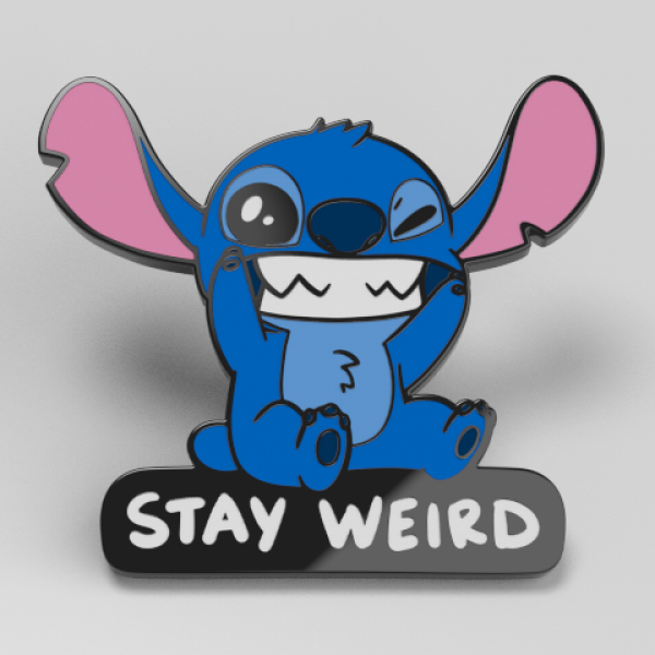 TeeTurtle - Stay Weird Stitch | PIN 68412