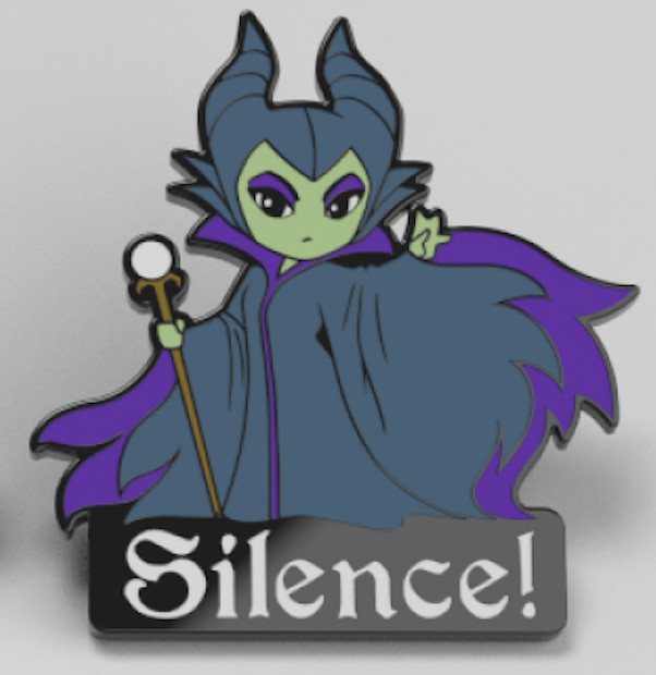 TeeTurtle - Maleficent Silence! | PIN 68413