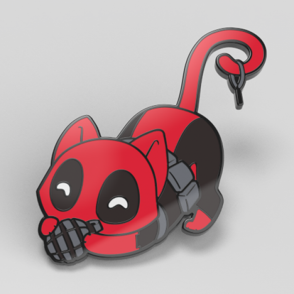 TeeTurtle: Marvel - Deadpool Catpool | PIN 68418
