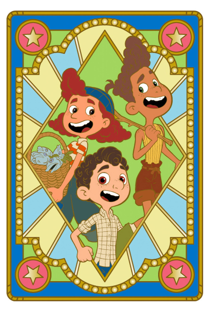 Pink A La Mode (PALM) - Pixar Stained Glass Series - Luca, Alberto, and ...