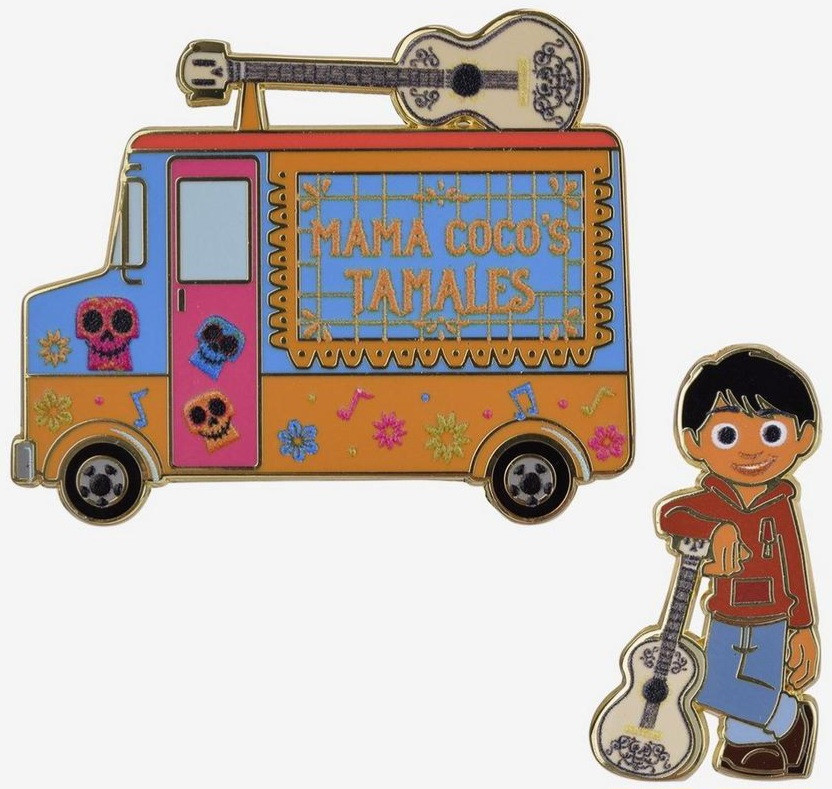 BoxLunch - Our Universe Pixar Food Truck Pin Sets - Coco Pin Set - Full Set | PIN 70081