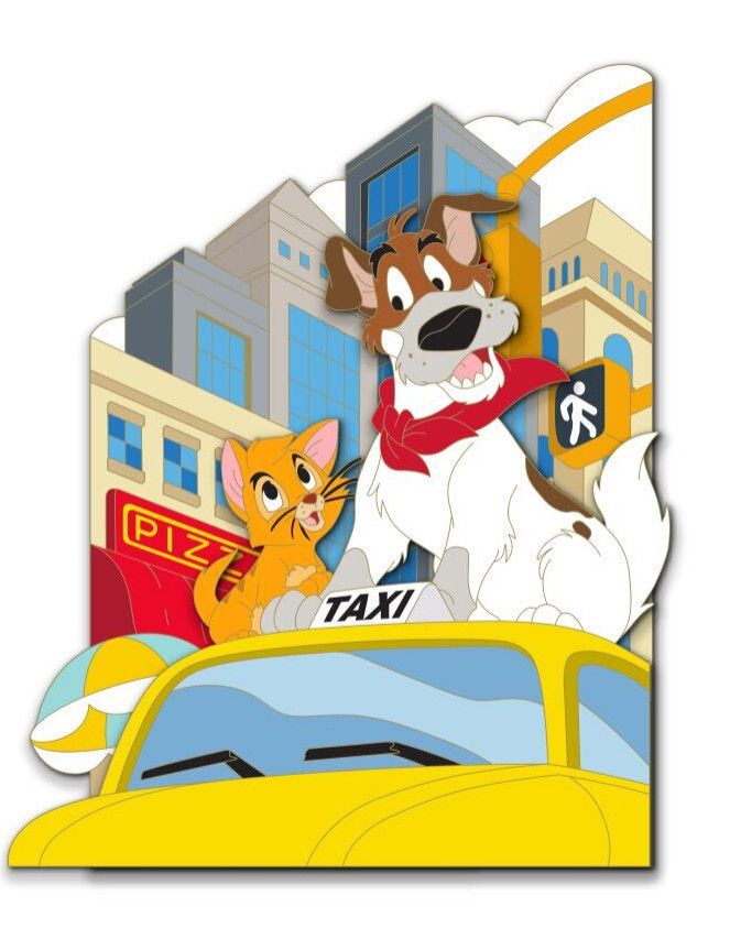 Oliver and Company 35th Anniversary - Oliver & Dodger | PIN 70323