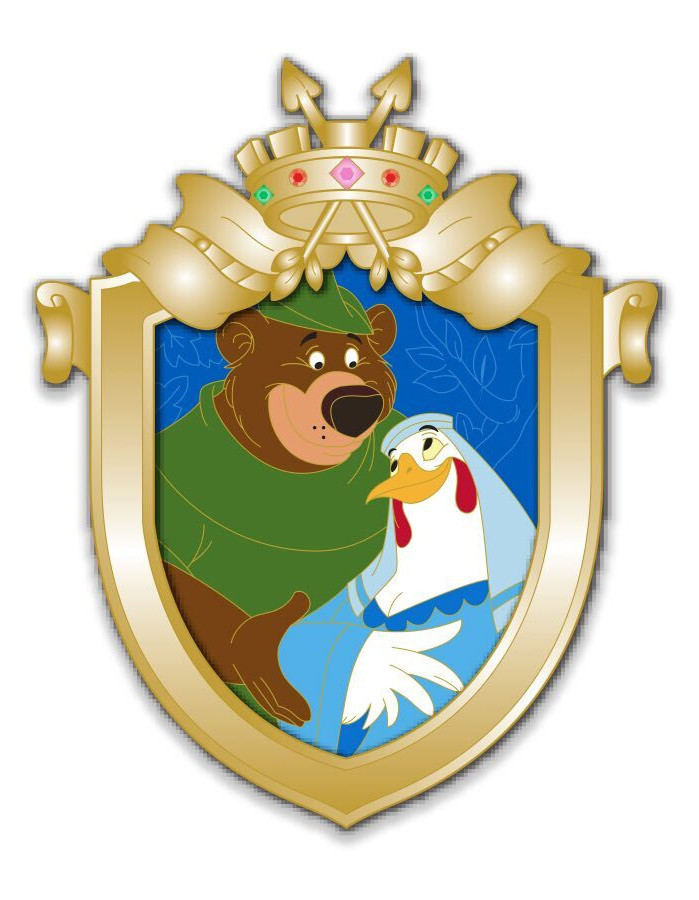 Robin Hood 50th Anniversary - Little John and Lady Cluck | PIN 70329