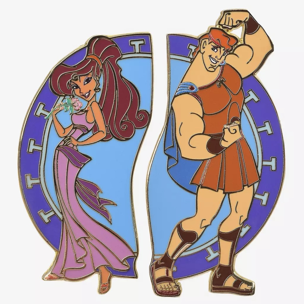 BoxLunch - Couple Pin Sets Collection - Hercules & Megara Pin Set ...