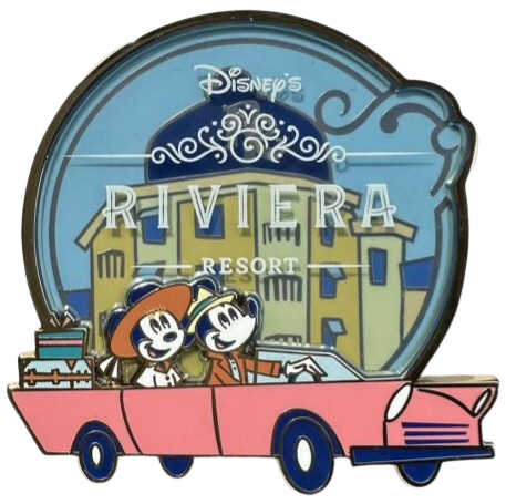 Disney’s Riviera Resort - Mickey and Minnie in Pink Convertible Car ...