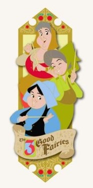 Sleeping Beauty 65th Anniversary - The 3 Good Fairies | PIN 72025