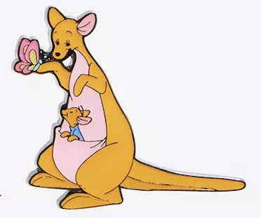Hot Topic - Winnie The Pooh Butterfly Blind - Kanga and Roo | PIN 72219
