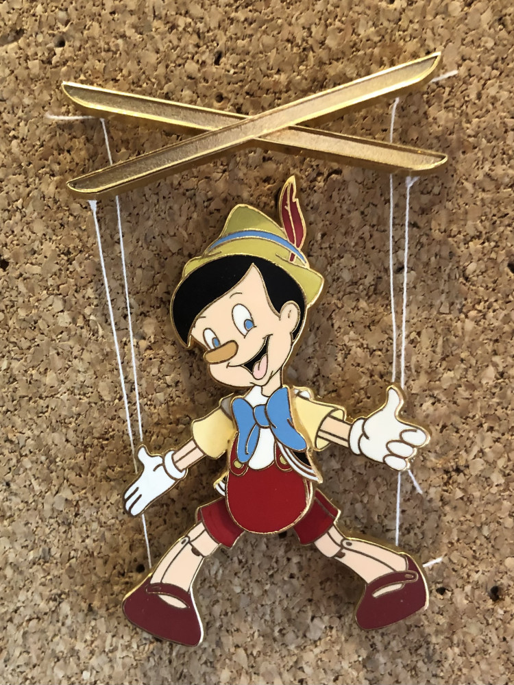 Disney Auctions - Pinocchio Marionette with Strings - Moveable Limbs ...
