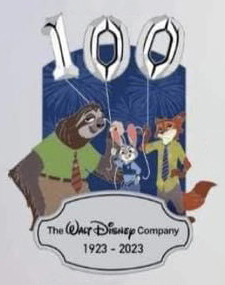 DEC 100 Walt Disney Co Years Balloon Series - Flash, Judy, and Nick ...