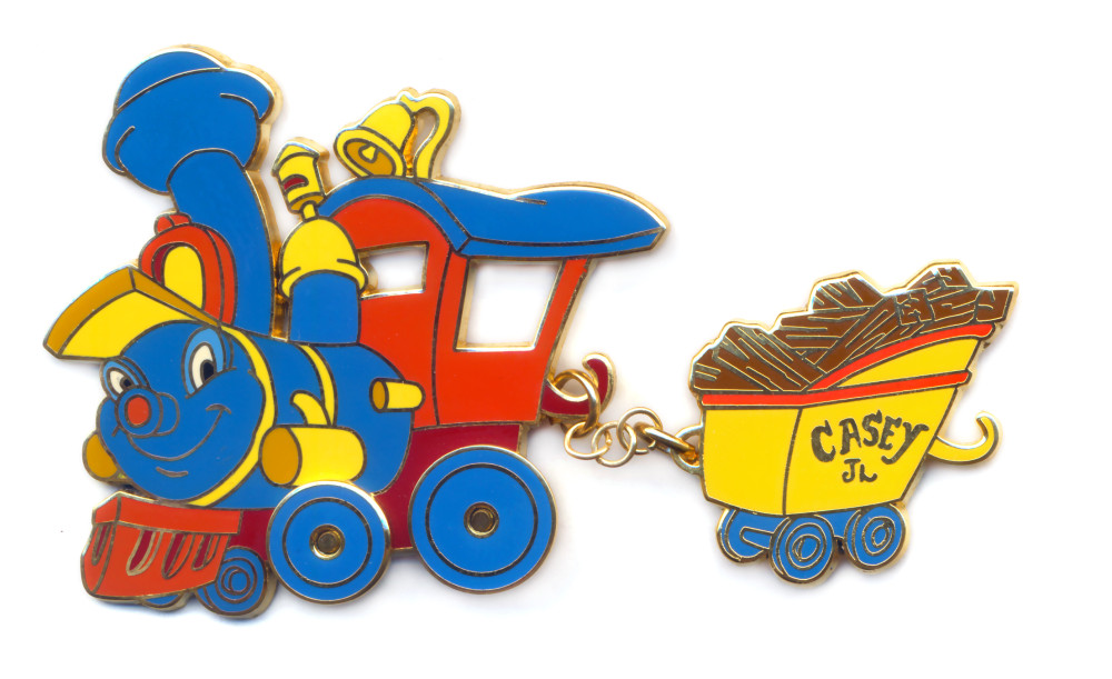 DLRP Pin of the Month Train Series - Casey Jr. and Tender | PIN 72904