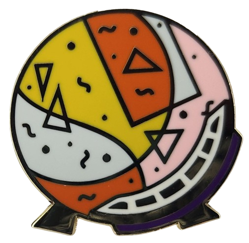 Fantasy Pin Series: CharmedAndCozy - Colourful Retro Spaceship Earth ...