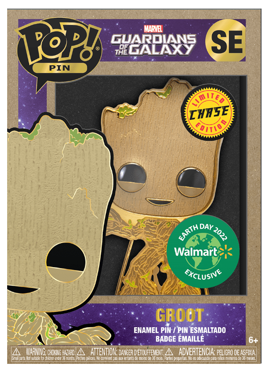 Funko POP! - Marvel - Earth Day Groot - CHASER | PIN 73795