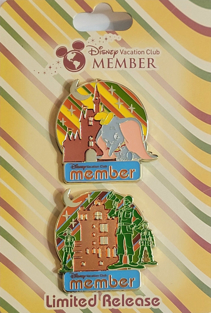 Disney Vacation Club - DVC Moonlight Magic Pin Pack #3 Dumbo and the ...