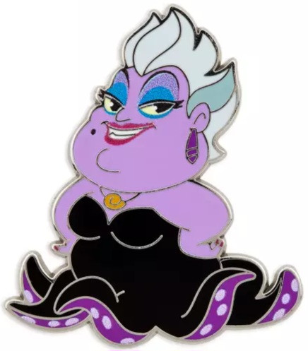 Disney Villains Cute Chibi Booster Set - Ursula with Hands on Hips ONLY ...