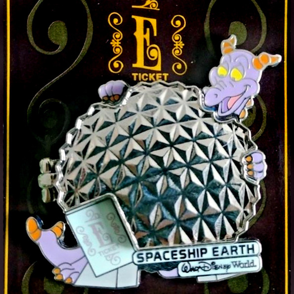 E - Ticket Attractions - Spaceship Earth - Figment | PIN 74081