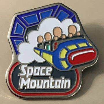 Soft Enamel Attractions Series (2001) - Space Mountain | PIN 74112