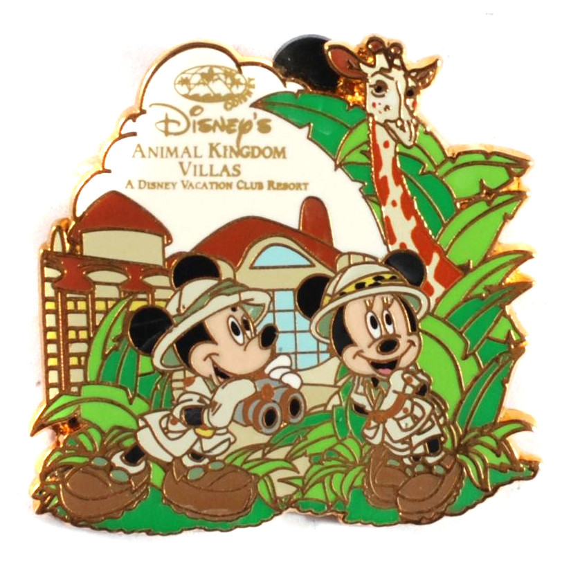 Disney's Animal Kingdom Lodge - Villas - Mickey and Minnie with Giraffe ...