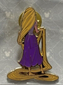 Disney 100 Princess Back View Pins - Rapunzel | PIN 74432