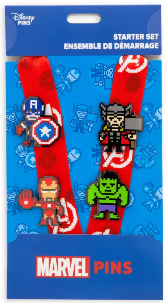 Marvel Avengers Retro Pixelated Art Starter Set - Full Set | PIN 74765