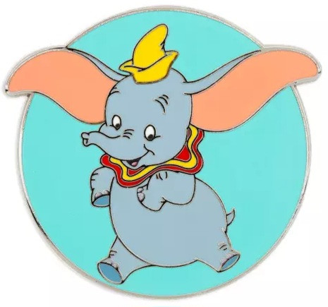 Mickey Mouse Club Mystery Collection - Flying Dumbo in Blue Circle ...