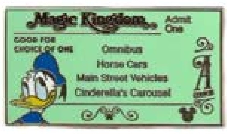 WDW Hidden Mickey Series 2007: Magic Kingdom Tickets - "A" Coupon | PIN ...