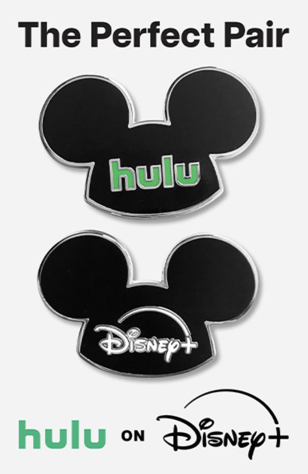 Disney+ - The Perfect Pair - Hulu on Disney+ Pin Set | PIN 75412