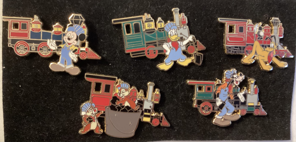 Disneyland RailRoad - Disneyland Railroad 5 Pin Boxed Set | PIN 75537