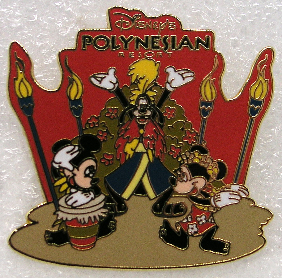 Disney's Polynesian Village Resort - Mickey Minnie and Goofy at a Luau ...
