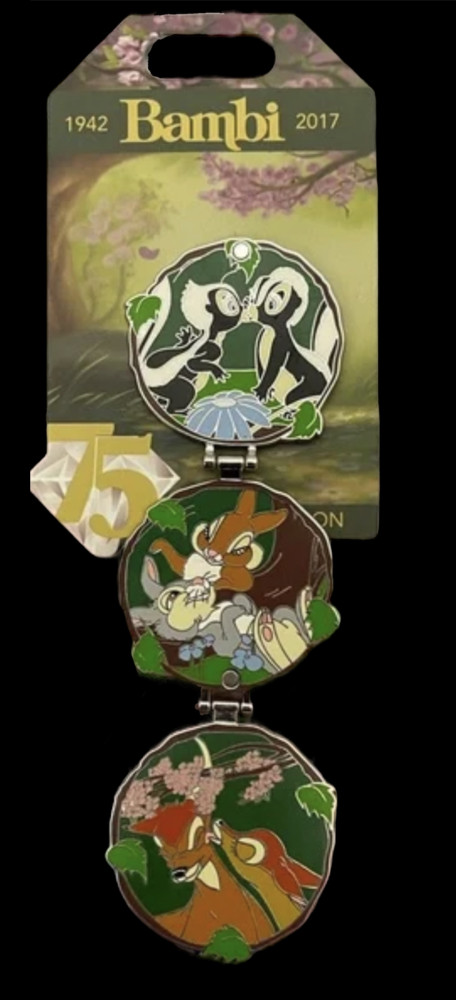 Bambi 75th Anniversary - Hinged Trifold - Twitterpated | PIN 7648