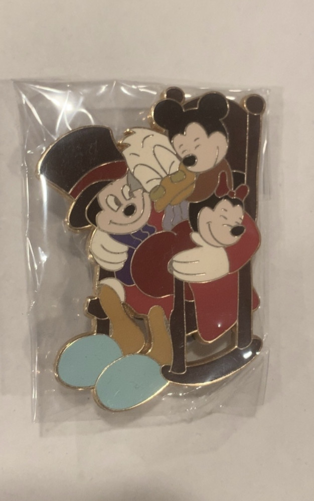 Mickey's Christmas Carol 6 Pin Set - Ebenezer Scrooge and Cratchit Kids ...